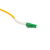China (Angle Boot 45°) LC/APC To LC/APC Fibre Patch Cords OD3.0mm Simplex SM G.657A1 Simplex (LSZH) 3M for sale