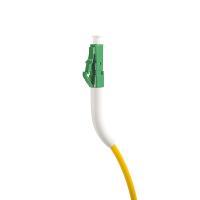 China (Angle Boot 45°) LC/APC To LC/APC Fibre Patch Cords OD3.0mm Simplex SM G.657A1 Simplex (LSZH) 3M for sale