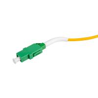 China (Angle Boot 45°) LC/APC To LC/APC Fibre Patch Cords OD3.0mm Simplex SM G.657A1 Simplex (LSZH) 3M for sale