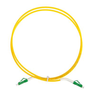 China (Angle Boot 45°) LC/APC To LC/APC Fibre Patch Cords OD3.0mm Simplex SM G.657A1 Simplex (LSZH) 3M for sale
