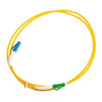 China (Angle Boot 45°) LC/APC To LC/UPC Fibre Patch Cords OD3.0mm Simplex SM G.657A1 Simplex(LSZH) 3M for sale