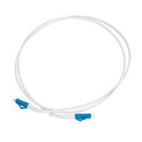 China (Angle Boot 45 Degree ) LC/UPC To LC/UPC Fibre Patch Cords OD3.0mm Simplex SM 1 simplex(LSZH),white color,5M for sale