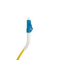 China (Angle Boot 45 Degree ) LC/UPC To LC/UPC Fibre Patch Cords OD3.0mm Simplex SM 1 Simplex(LSZH) Yellow Color 5M for sale