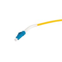 China (Angle Boot 45 Degree ) LC/UPC To LC/UPC Fibre Patch Cords OD3.0mm Simplex SM 1 Simplex(LSZH) Yellow Color 5M for sale