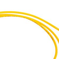 China (Angle Boot 45 Degree ) LC/UPC To LC/UPC Fibre Patch Cords OD3.0mm Simplex SM 1 Simplex(LSZH) Yellow Color 5M for sale
