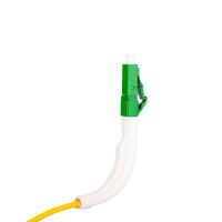 China (Angle Boot 90 Degree ) LC/APC To LC/UPC Fibre Patch Cords OD2.0mm Simplex SM Simplex(LSZH) Yellow Color 3M for sale