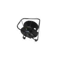 China Compeletly Metal  Reel Portable with four wheels for Tactical Military armoured Fiber Optic Cable for sale