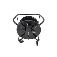 China Compeletly Metal  Reel Portable with four wheels for Tactical Military armoured Fiber Optic Cable for sale