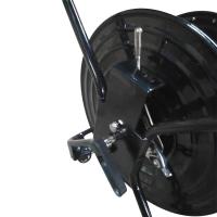 China Compeletly Metal  Reel Portable with four wheels for Tactical Military armoured Fiber Optic Cable for sale