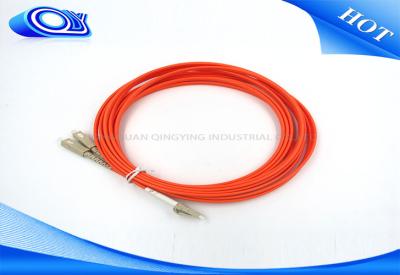 China Duplex MM OM3 Fiber Patch Cable , SC - LC Fiber Patch Cord For Gigabit Ethernet for sale