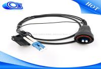 China FullAXS Outside Waterproof Cable Connector For FTTA , Singlemode / Multimode Fiber Connectors for sale