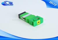 China FTTH Coupler SC / APC Shutter Adaptor SC hybrid adapters 0.2dB Optic Fiber Adatper for sale