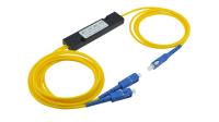 China 1 X 2 Mini Module Box PLC Fiber Optic Splitter, Optical fiber PLC For FTTH for sale