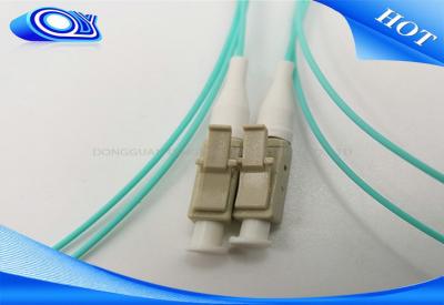 China Om3 Fiber Optic Pigtail LC / UPC PC APC Low Insertion Loss For FTTH / FTTX for sale