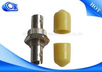 China Low insertion loss High Perfomance ST SM MM  Metal Housing single mode fiber adapter Fiber Optic Adapter for sale