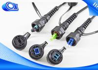 China Outdoor Waterproof Cable Connector ODVA - LC UPC / SC APC Optical Fiber Parts for sale