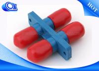 China Gray blue ST  Type Fiber Optic Coupler Duplex Adapter For Telecommunication for sale