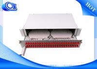 China PP - FC 48 Port Optical Fiber Patch Panel Fixed & Sliding Type For FTTH for sale