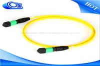 China Outdoor 12 / 24 Core 5M Length MTP MPO Connector For Optical Fiber Patch Cord for sale