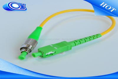 China SC APC ST APC Fiber Optic Patch Cord 3 / 5 / 10 Meter For  FTTH   FTTX for sale