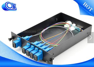 China Optical Fiber Couplers For Communication , 1 X 4 Fiber Optic PLC Splitter for sale