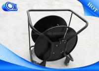 China Non Armored / Armored Tactical Fiber Optic Cable Reel Black Color for sale