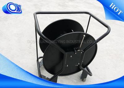 China Non Armored / Armored Tactical Fiber Optic Cable Reel Black Color for sale