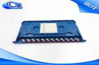 China Wall Mounted / Rack Mounted 24 Port Fiber Optic Patch Panel Drawer Style Structure for sale