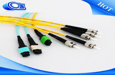China Fiber Patch Cord  MTP Optical Connector , 8F 12F 24F MPO Fiber Connector for sale