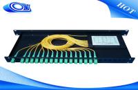 China Indoor Waterproof 1 X 32 Inserting Optical PLC Splitter Total Enclosed Structure for sale