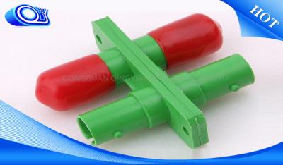 China 0.2dB plastic duplex adaptor Test Equipment SC To ST Fiber Adapter plastic Simplex Optical fiber Adapter for sale