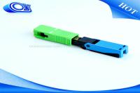 China Blue SC PC UPC Fiber Optic Fast Connector OFNR Flame Retardant / Sc Fast Connector for sale