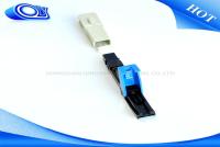 China Blue SC PC UPC Fiber Optic Fast Connector OFNR Flame Retardant / Sc Fast Connector for sale