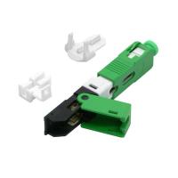 China Single Model SC Type Fiber Optic Fast Connector FTTH Low Polarization Dependent Loss for sale