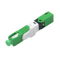 China Single Model SC Type Fiber Optic Fast Connector FTTH Low Polarization Dependent Loss for sale