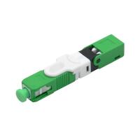 China Single Model SC Type Fiber Optic Fast Connector FTTH Low Polarization Dependent Loss for sale