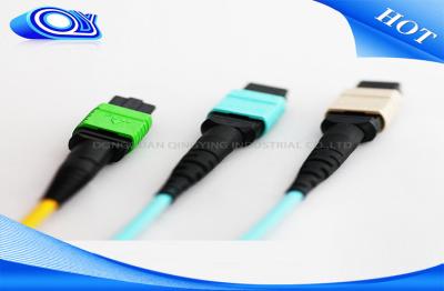 China Cable Assemblies MTP MPO Connector 8f 12f 24f Fiber Patch Cord Water Proof for sale