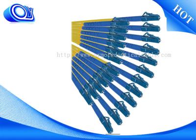 China Waterproof LC SM Tactical Military Fiber Optic Cable Black With LC Connector for sale