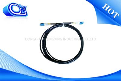 China LC Field Tactical Fiber Optic Cable Outdoor Patch Cord Waterproof / Outdoor Fiber Optic Patch Cable for sale