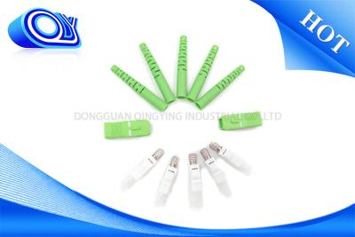 China Good Durability Fiber Optic Patch Cord SC APC Connectors PVC / LSZH Jacket for sale