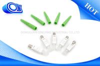 China Good Durability Fiber Optic Patch Cord SC APC Connectors PVC / LSZH Jacket for sale