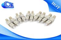China FTTH LC SC Multimode Duplex Hybrid Fiber Optical Cable Adapter Flange 50/125 Grey Color for sale