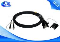 China 2 Core FC Connector Tactical Fiber Optic Cable OFNR Flame / Outdoor Fiber Optic Cable for sale