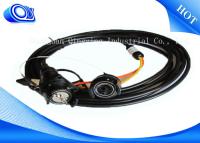 China Military Type A Tactical Rugged Connector / Outdoor Fiber Optic Patch Cable / Digital Fiber Optic Cable for sale