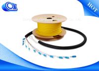 China LC Connector Single Mode / Outdoor Armored Fiber Optic Cable / 12 Strand Multimode Fiber Optic Cable for sale