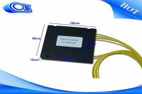 China Singlemode G657A cable Optical PLC Splitter 1x16 plc splitter ABS type PLC fiber optic splitter box for sale