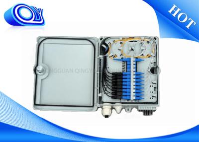 China FTTH 12 Core Optical Fiber Patch Panel (PC+ABS) Fiber Optical Distribution Box for sale
