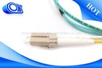 China FTTH 2.0 / 3.0mm SM 9/125 um OM3 Fiber Opitc Cable with LC Connector for sale