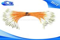 China LC / UPC - LC / UPC OM3 Fiber Optic Pigtail PVC LSZH For FTTH or  FTTX for sale