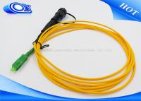 China Singlemode 3.0mm 2 Meter / waterproof fiber optic cable SC / APC / fiber optic ethernet cable for sale